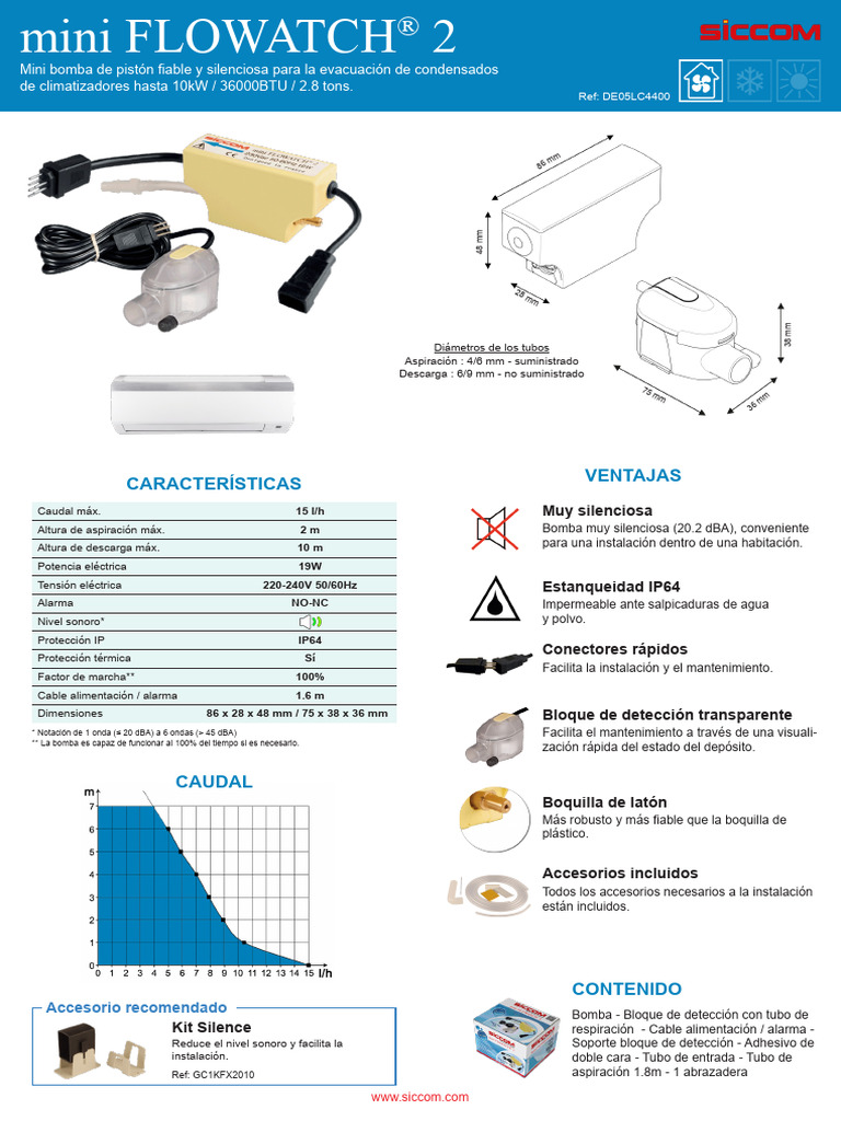 Mini FLOWATCH 2 ES | PDF | Electricidad | Ingenieria Eléctrica