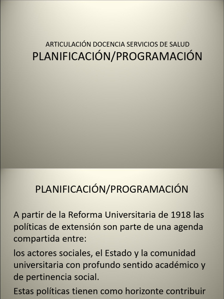 2-PLANIFICACIÓN Programas 2018 ADSS | PDF | Evaluación | Planificación