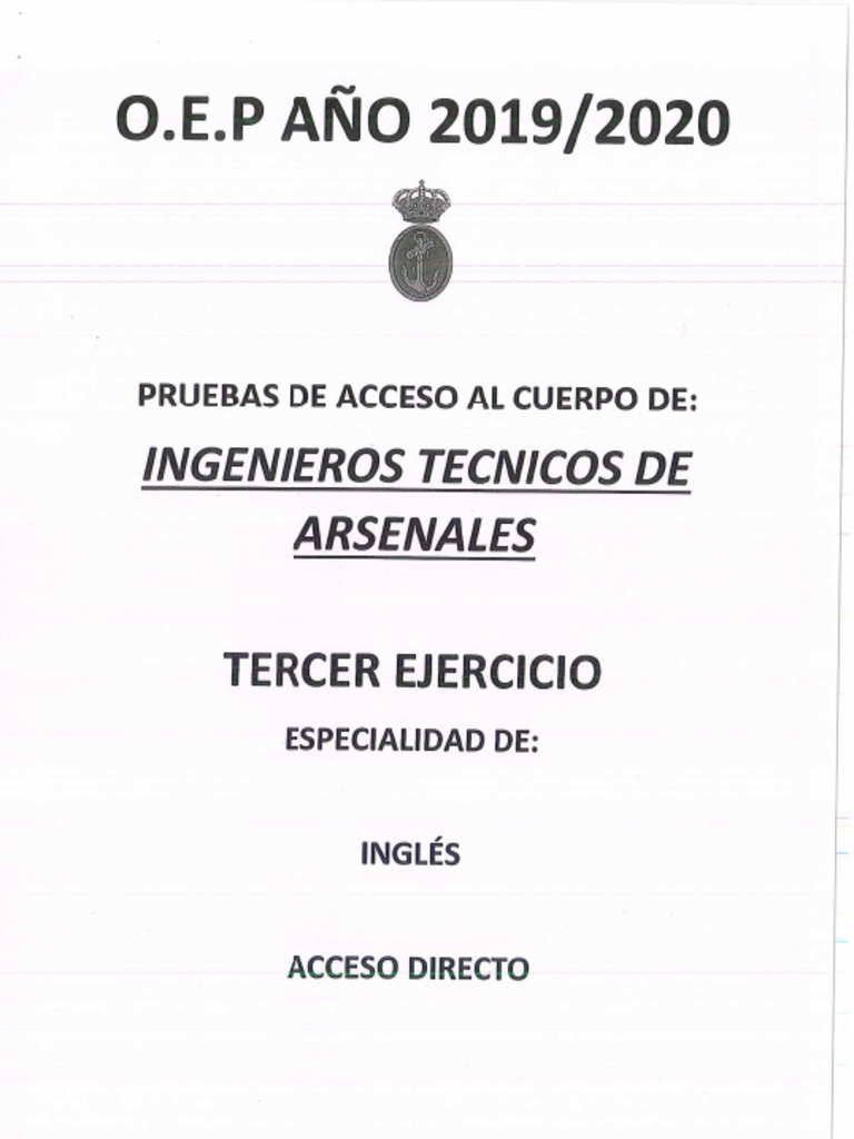 Tercer Ejercicio 2019 Resuelto | PDF