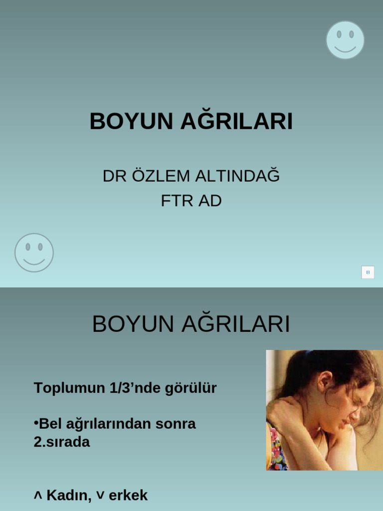 BOYUN AĞRILARI Ders Altındağ | PDF