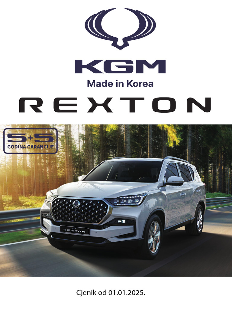 Ba KGM Rexton 2025 01 21 | PDF