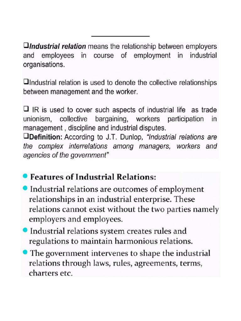 Module IV - Industrial Relations | PDF | Marxism | System