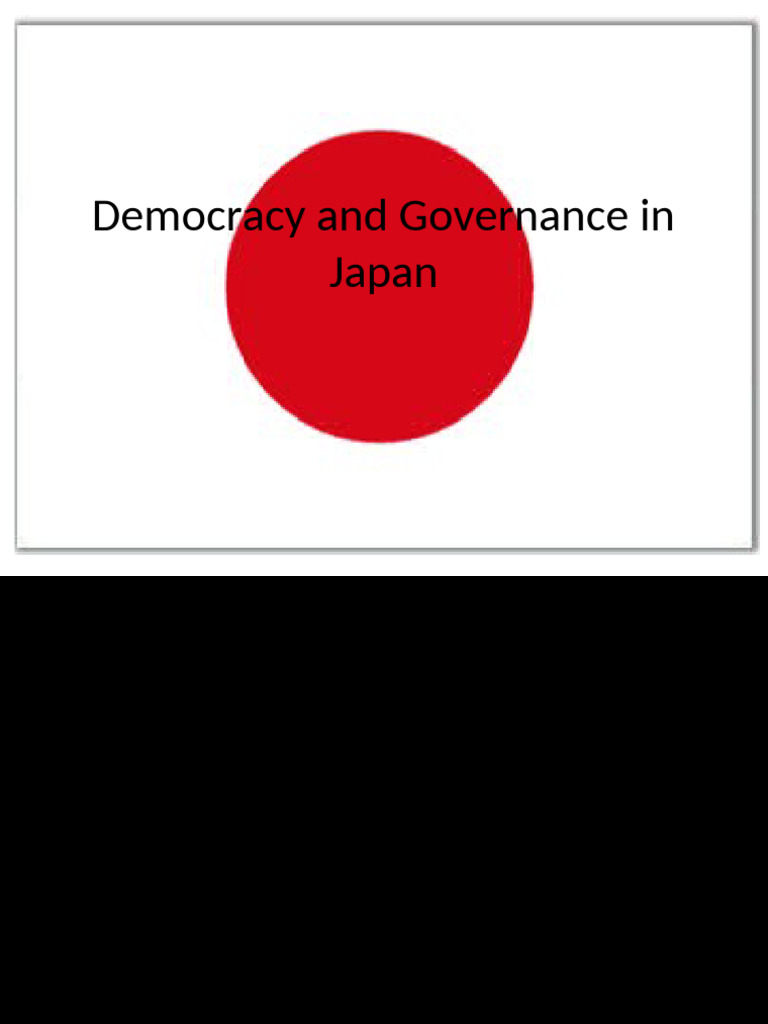 Japan's Democracy: Governance Insights | PDF | Political Science ...