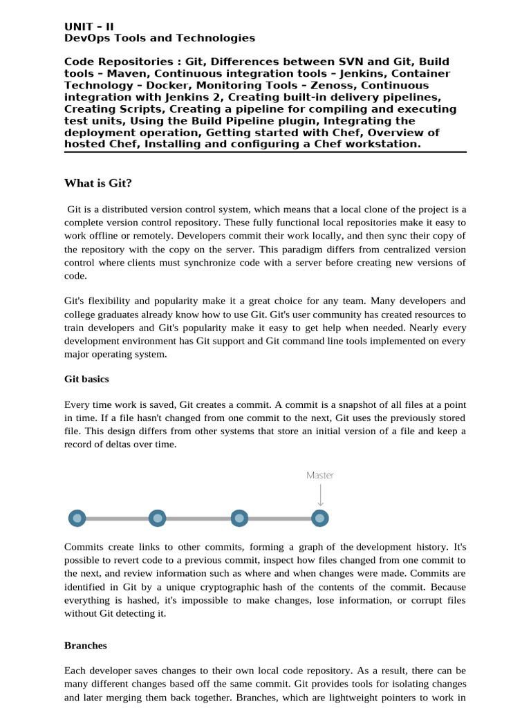DevOps Tools: Git vs SVN Explained | PDF | Version Control | Software ...
