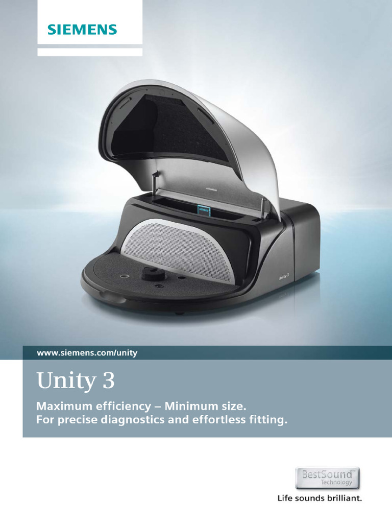 Siemens Unity 3 Brochure - Manualzz Audimetro | PDF