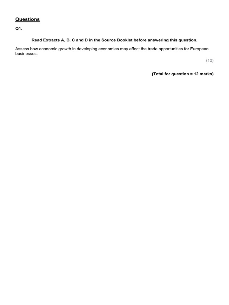 emerging economies homework | PDF | Vietnam | Economies