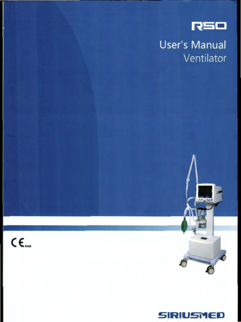 Ventilador Siriusmed R50 Mu Ing. | PDF