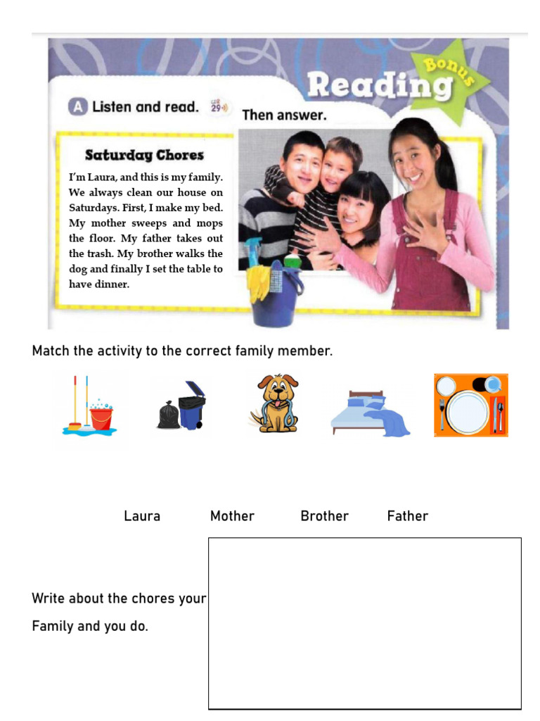 Family Chores Activity Guide | PDF