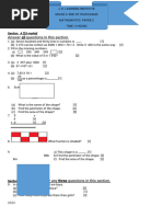 Grade 4 Maths Exam Paper 2022 | PDF