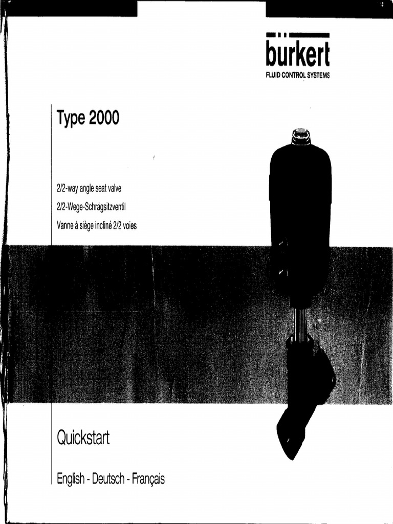 Burkert Type 2000 | PDF