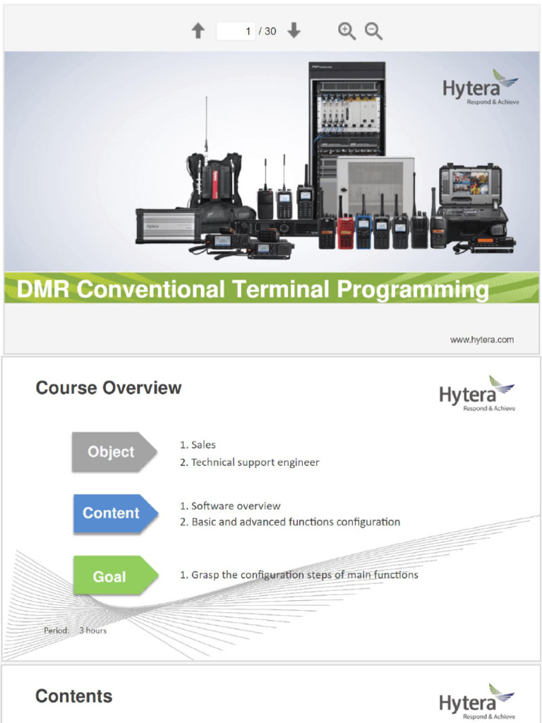 DMR Conventional Terminal Programming P | PDF