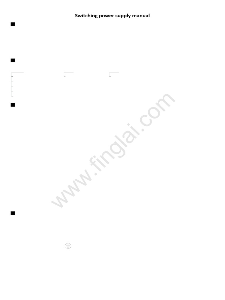 switching-power-supply_en | PDF | Power Supply | Direct Current