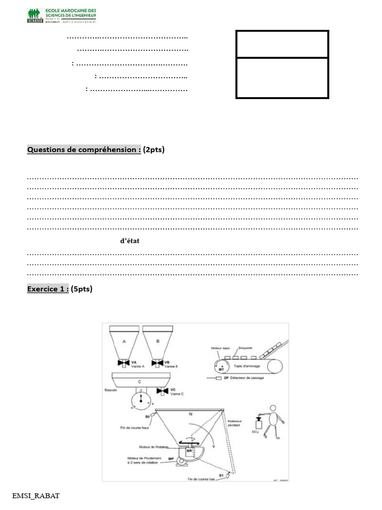 Examen As 2ap s1 2024 | PDF