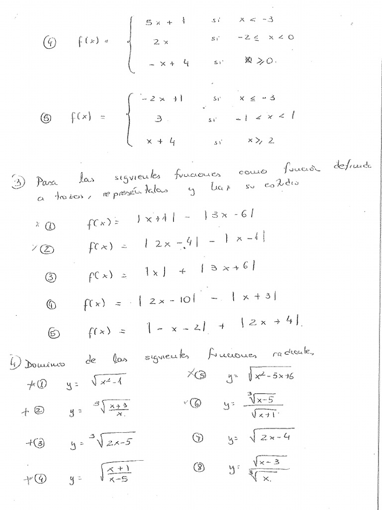 Tema 11 A. Funciones 2 | PDF