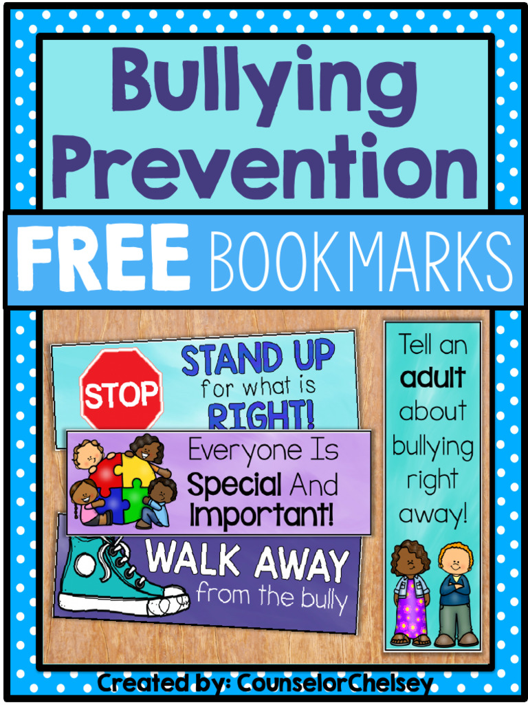 Bullying Prevention: Bookmarks | PDF | Learning