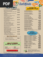 Menú Ecuaviche 2025 | PDF | Cocina latinoamericana | Ingredientes de comida