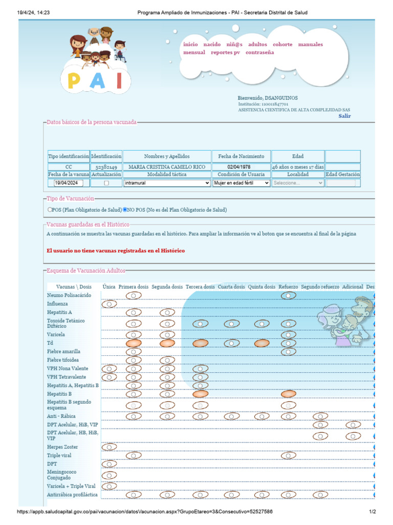 Programa Ampliado de Inmunizaciones - PAI - Secretaria Distrital de ...