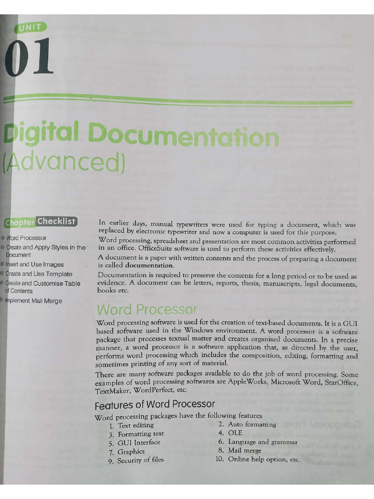 Digital Documentation (Skill Subject) | PDF