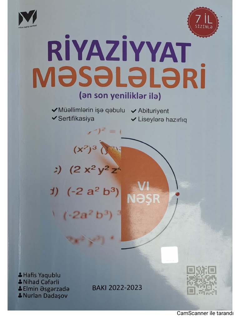 MHM Riyaziyyat-1 | PDF