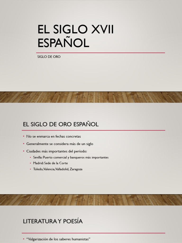 Siglo de Oro Español: Literatura y Arte | PDF | Las artes