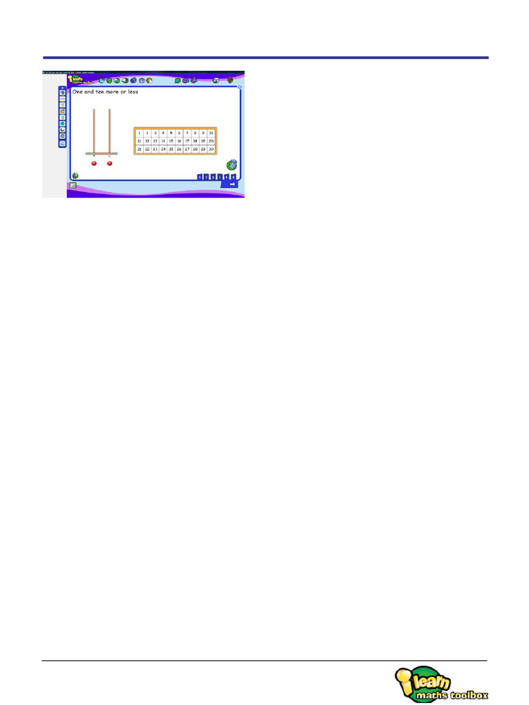 n1 10 One and Ten More or Less | PDF