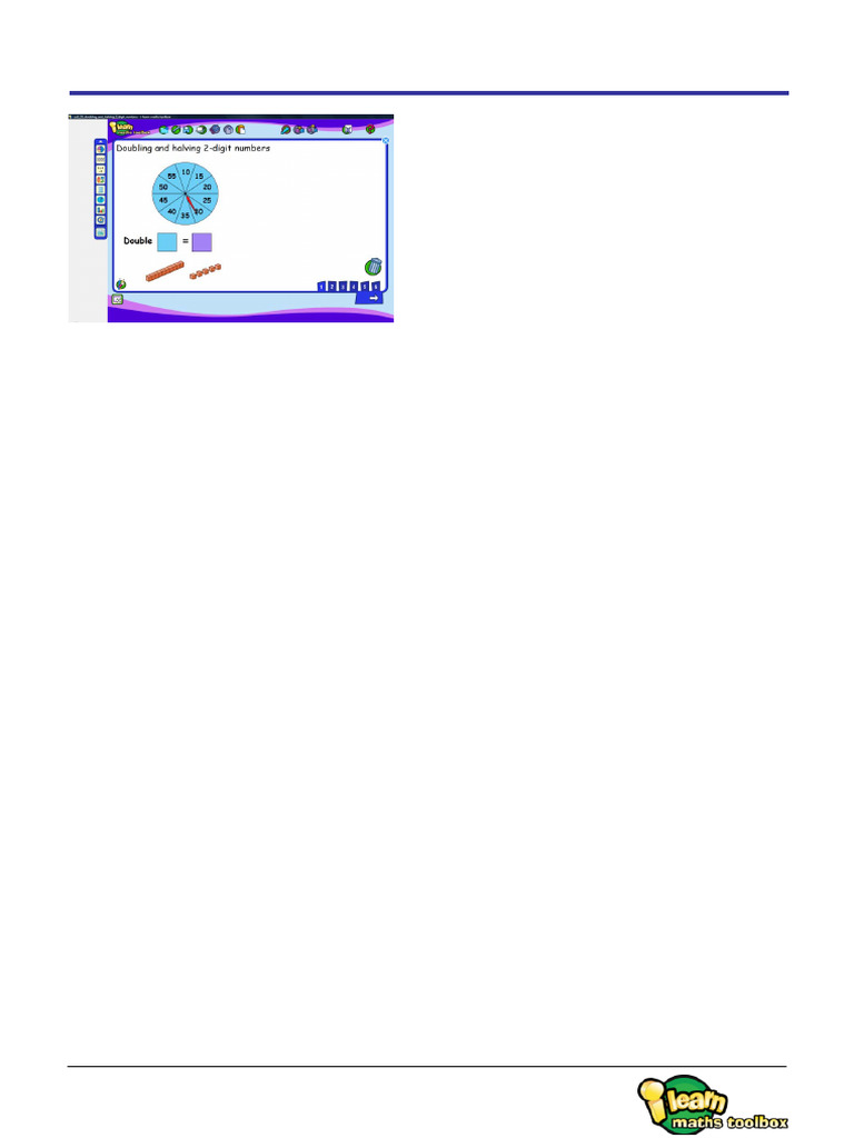 Ca2 25 Doubling and Halving 2-Digit Numbers | PDF