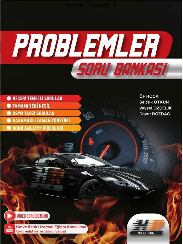 Hız Ve Renk Yayınları - TYT Matematik - Problemler | PDF