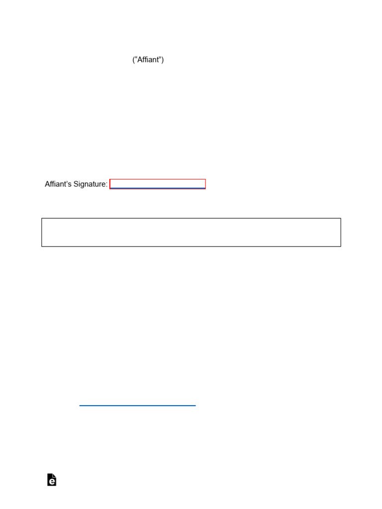 Affidavit of Character | PDF