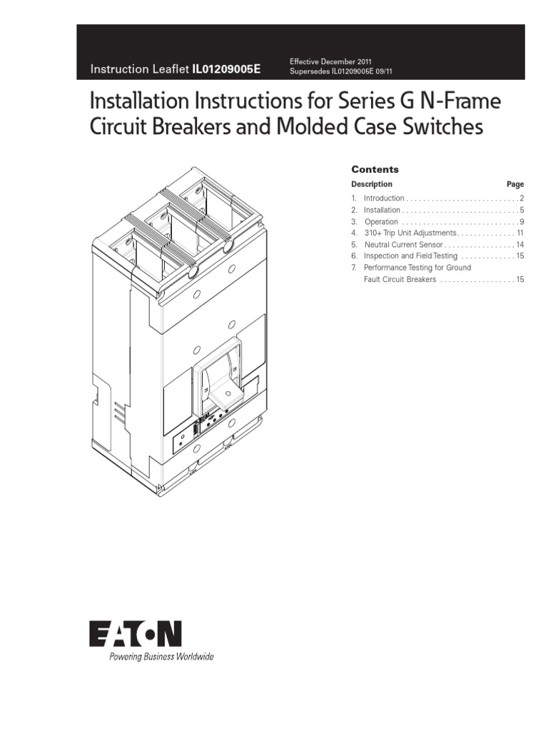 Manual Instruccion para NDIL01209005E | PDF | Screw | Switch