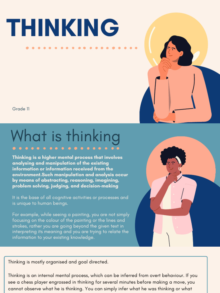 What is thinking | PDF | Thought | Creativity