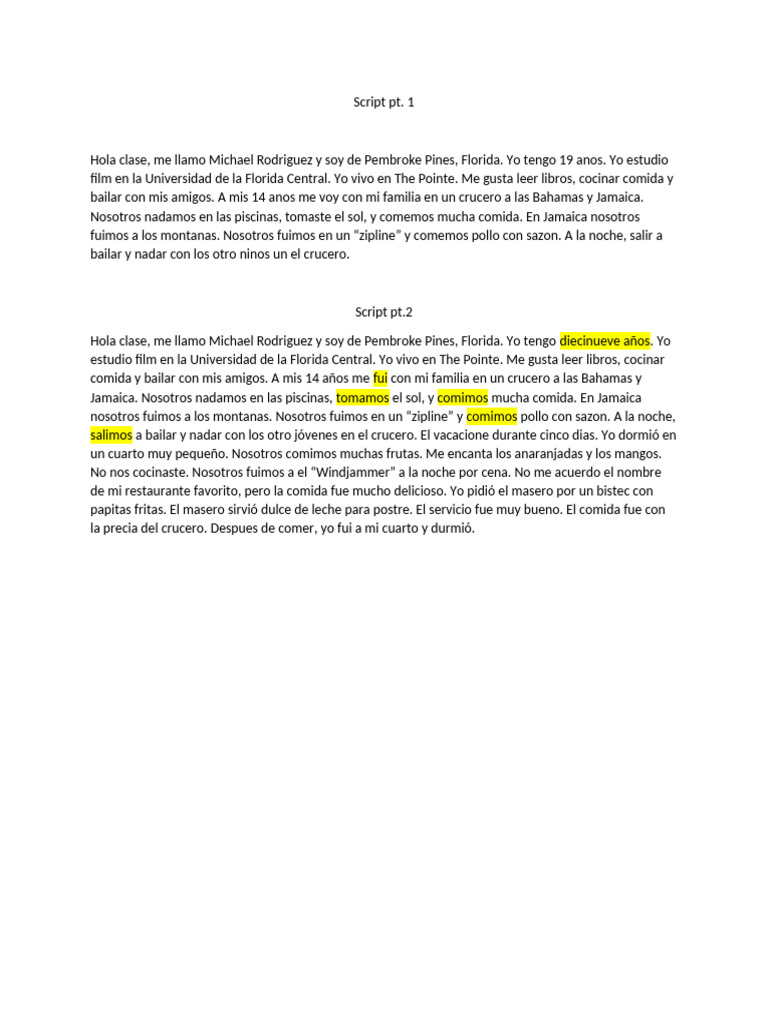 Vacaciones en Crucero: Bahamas y Jamaica | PDF | Cocina | Alimentos