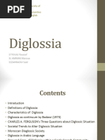 1.diglossia. Definition, History, Functions and Characteristics of Diglossia. Linguistic ...