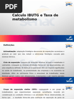 Cálculo do IBUTG: Fórmulas e Exemplos | PDF | Umidade | Termômetro