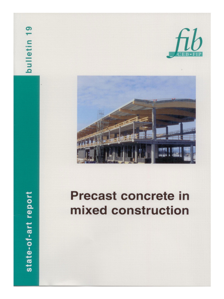 FIB 19 - Precast Concrete in Mixed Construction | PDF | All Rights ...