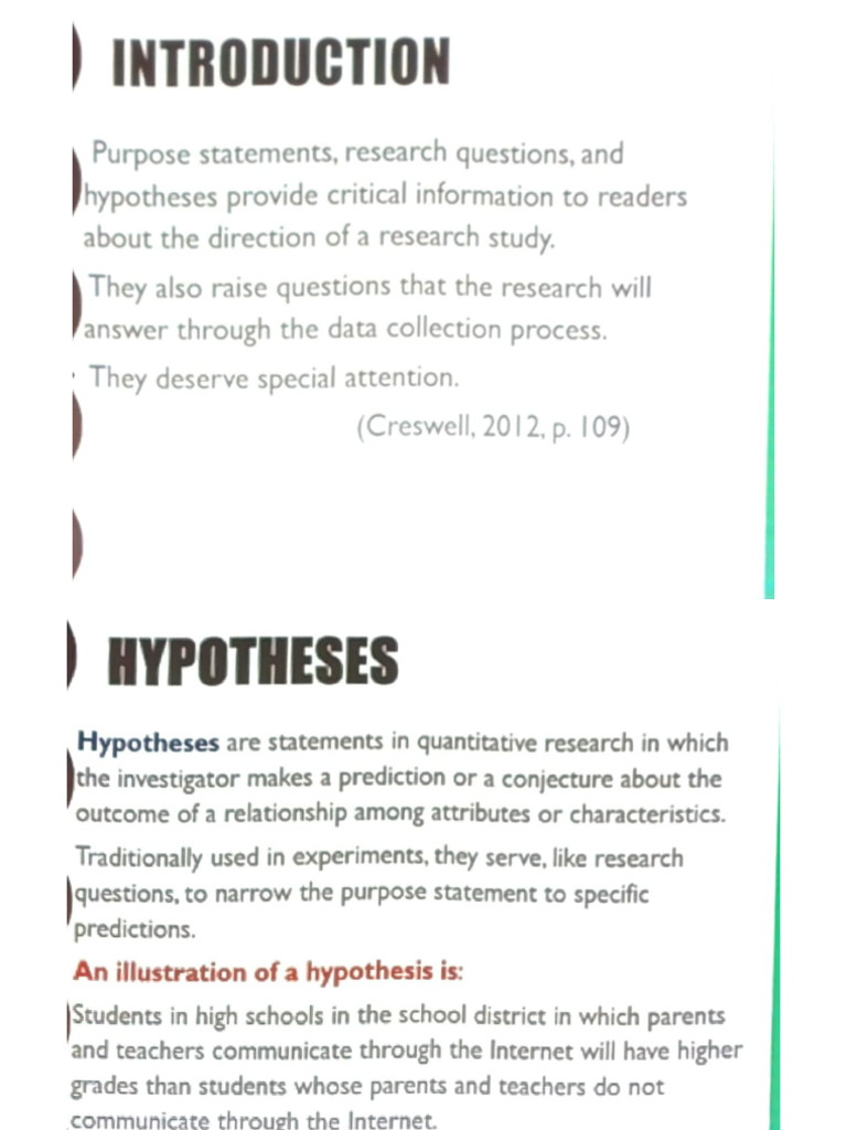 Variables and Hypothesis | PDF