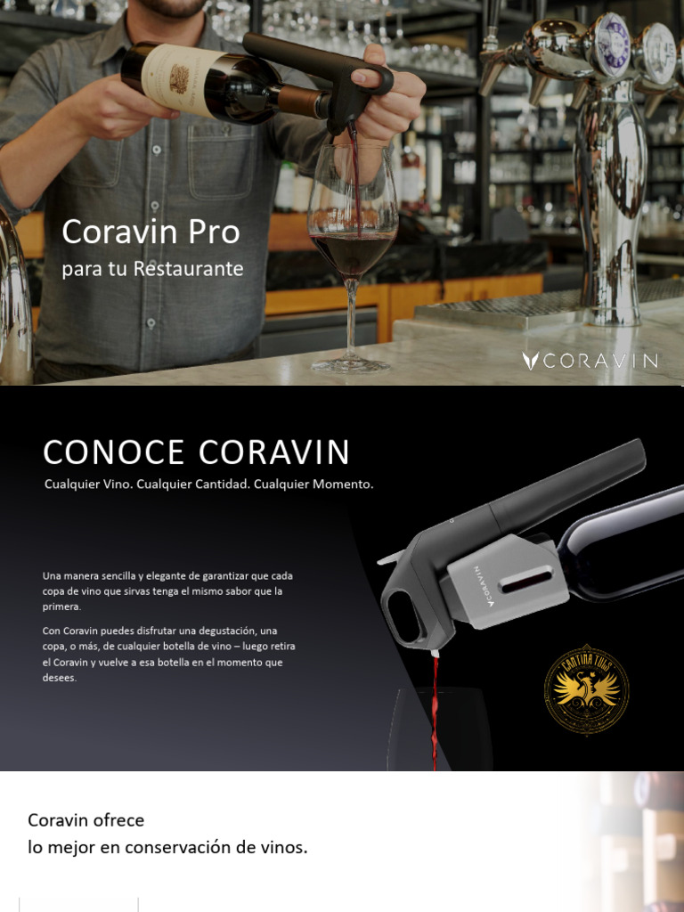 Coravin Pro | PDF | Vino