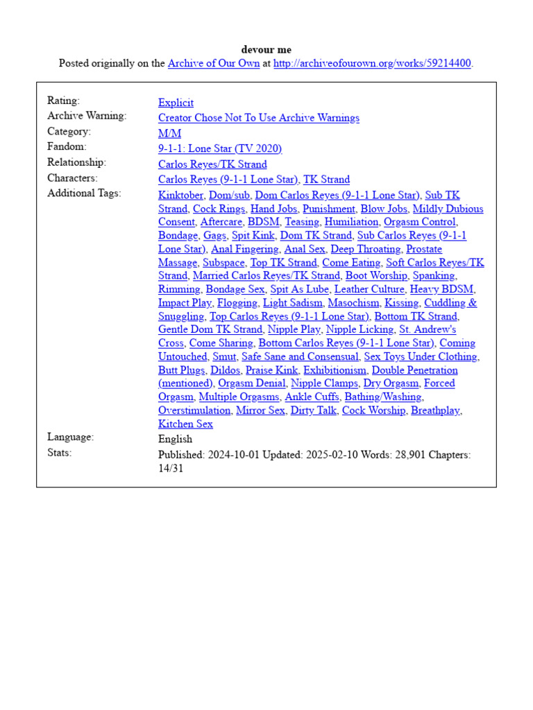 Devour Me | PDF | Bdsm | Sex
