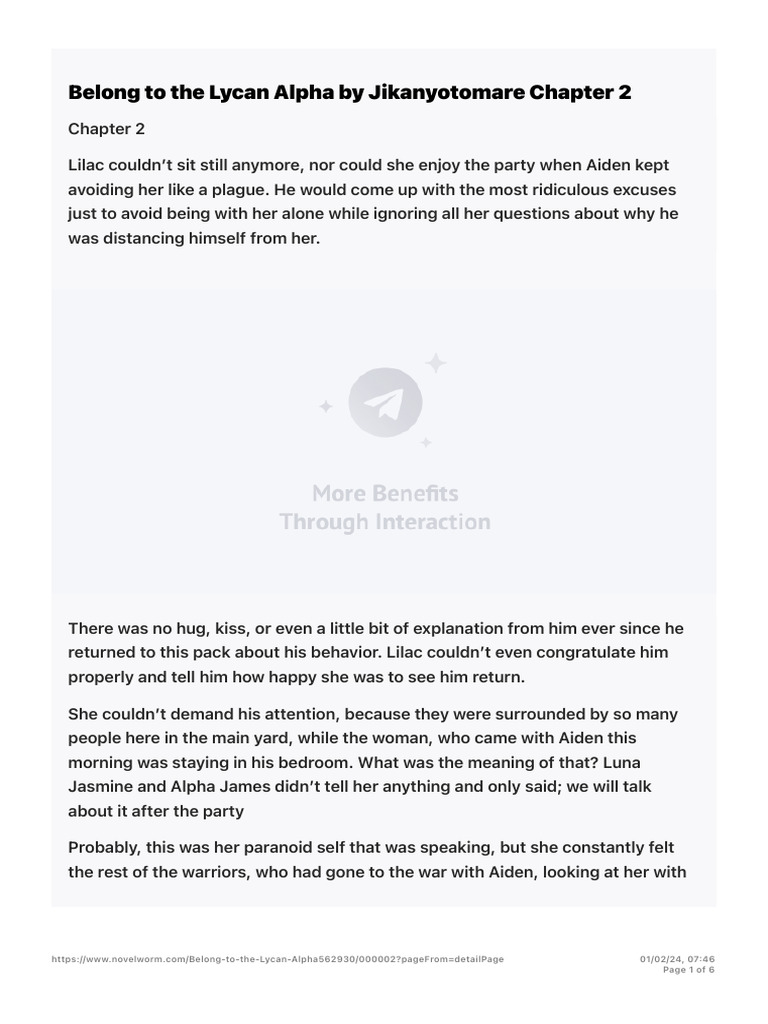 Belong To The Lycan Alpha 02 | PDF