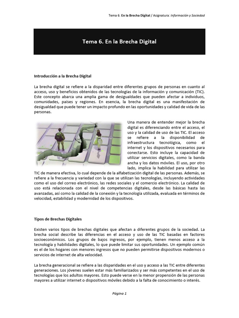 La Brecha Digital | PDF | Inteligencia artificial | Inteligencia (IA) y semántica