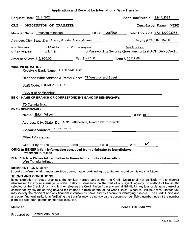 Reciept | PDF
