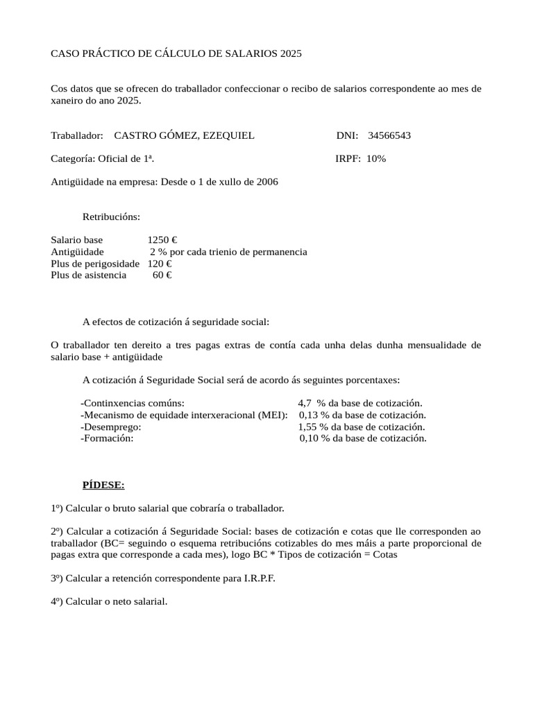 Nómina 1 Resolta | PDF