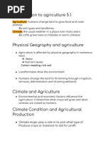 Chapter 3 Agriculture Class 8 Notes | PDF | Agriculture | Crops