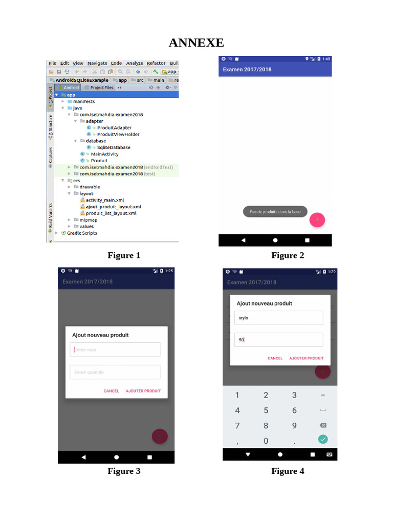EXAMEN-android-2018 V2 Annexe | PDF