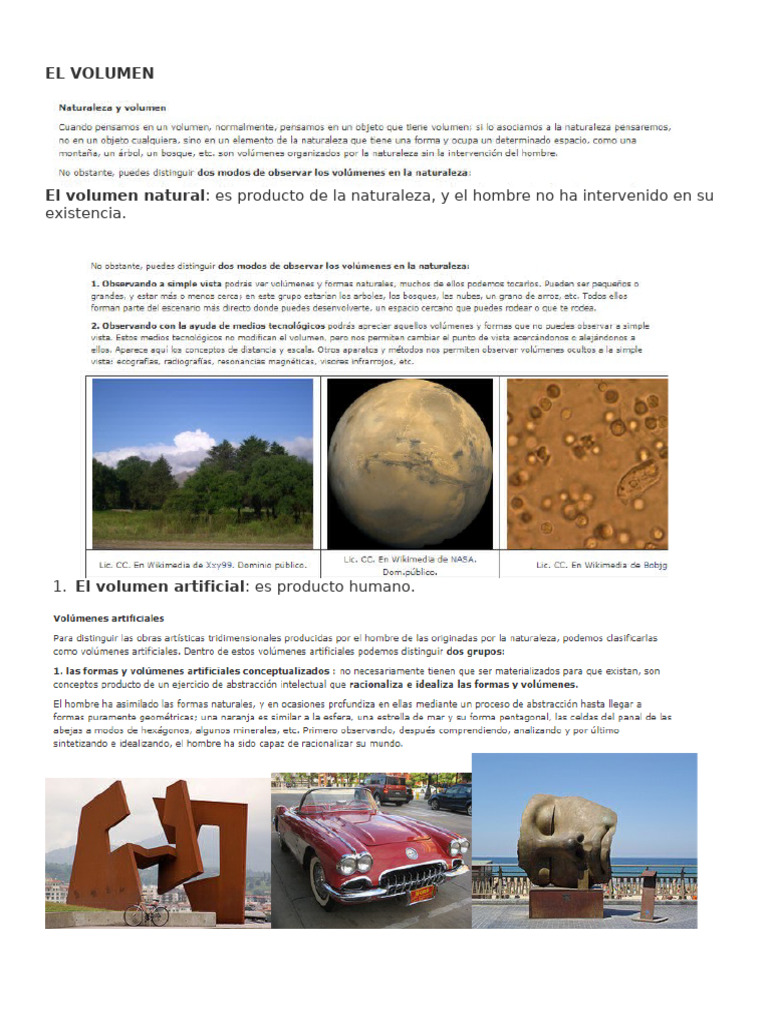 El Volumen | PDF