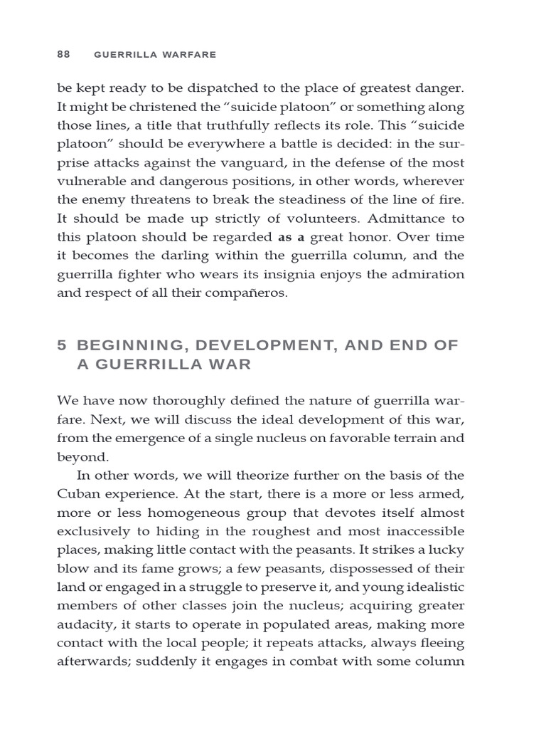 Guerrilla Warfare Tactics | PDF