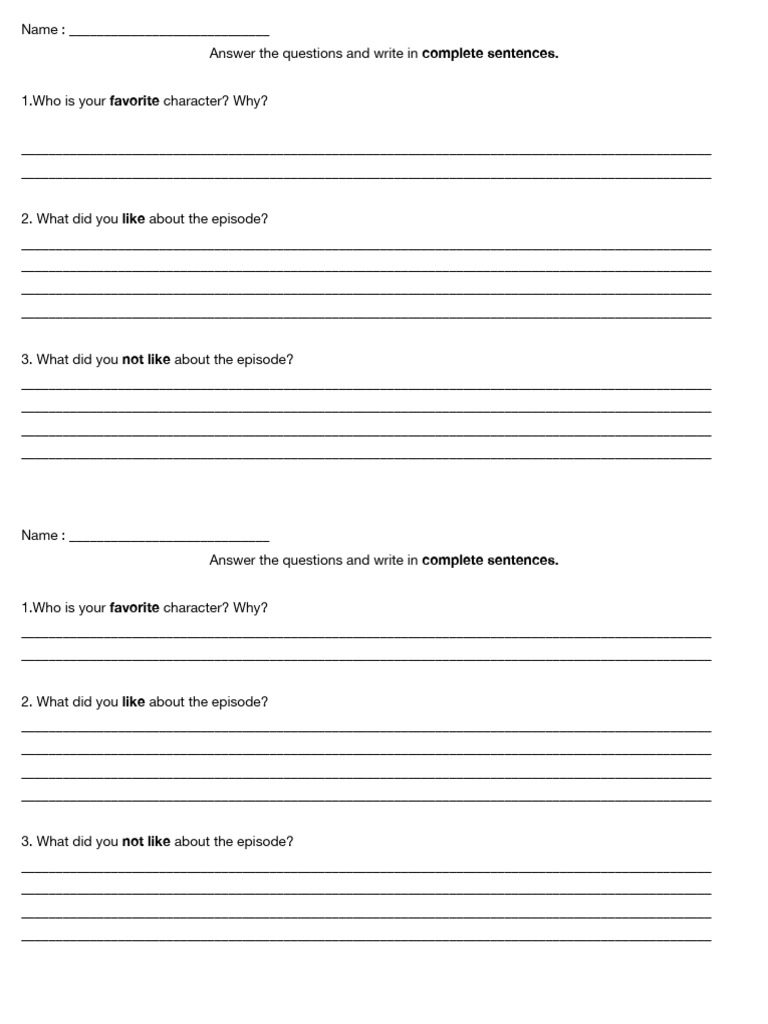 QuestionsforANYTVshow-1 | PDF | American Television Episodes ...