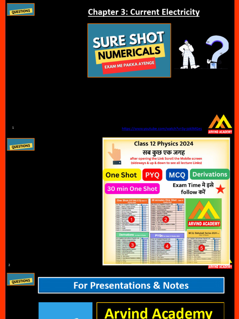 Chap 3A Current Electricity - 7b4c3e86 4935 4689 b042 29bd7dc85444 | PDF