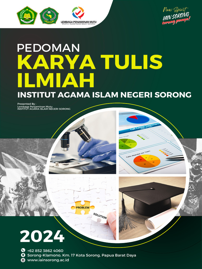 Pedoman Karya Tulis Ilmiah Iain Sorong - 2024 | PDF