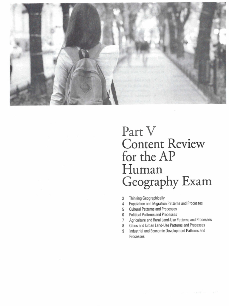 Princeton Review AP Human Geography Prep 15th Edition - Part V ...