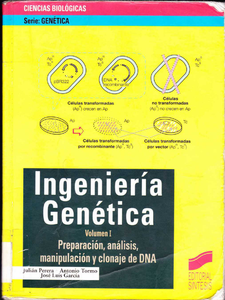 Ingenieria Genetica Preparacion Analisis Manipulacion y Clonaje de Dna ...